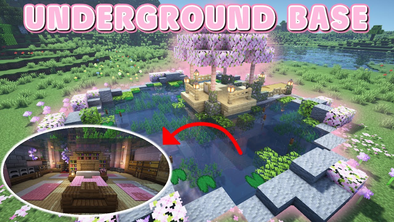 Minecraft Underground Base Tutorial | Water Themed - YouTube