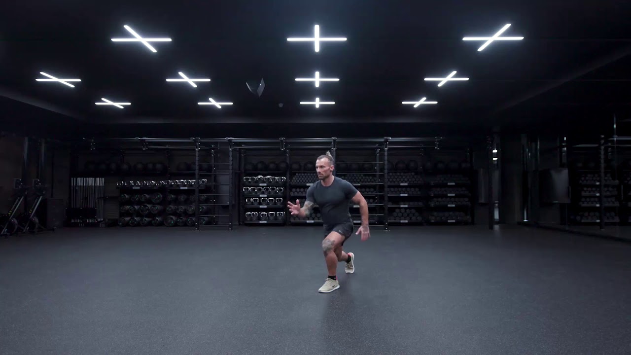 How To Lunge To Explosive High Knee - YouTube