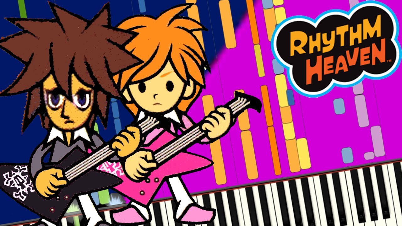 Rockers - Rhythm Heaven (Synthesia) - YouTube