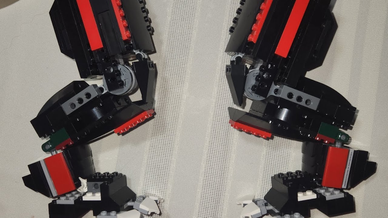 Lego Godzilla tutorial part 3 - YouTube