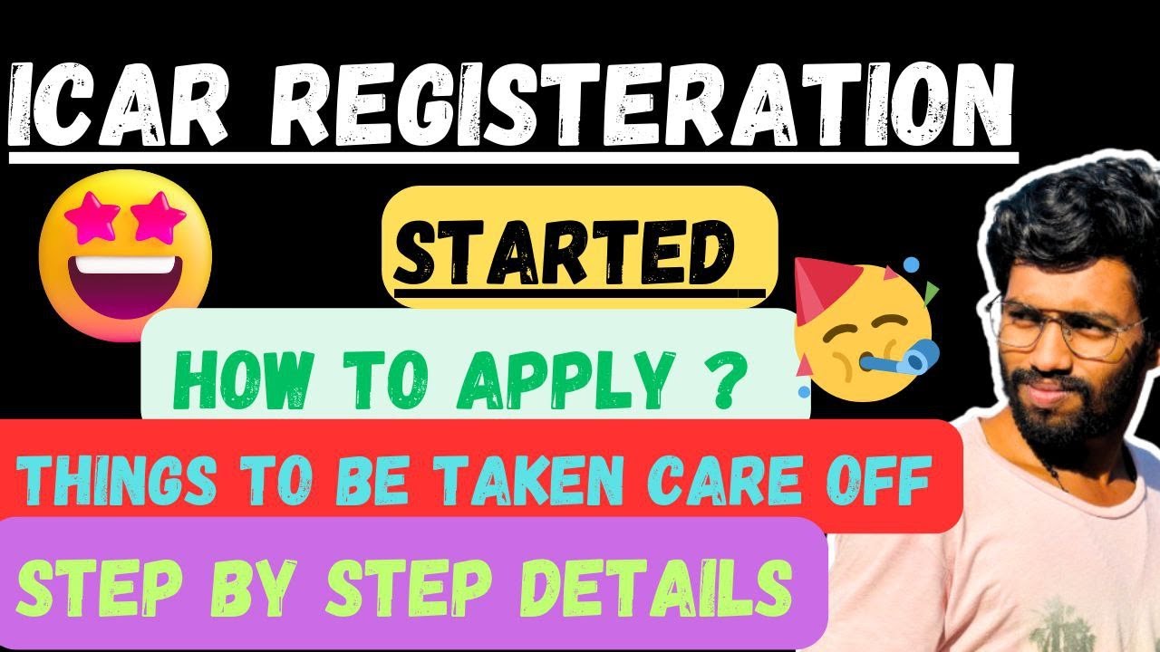 ICAR COUNCELLING STARTED | HOW TO REGISTER? STEP BY STEP GUIDANCE ...