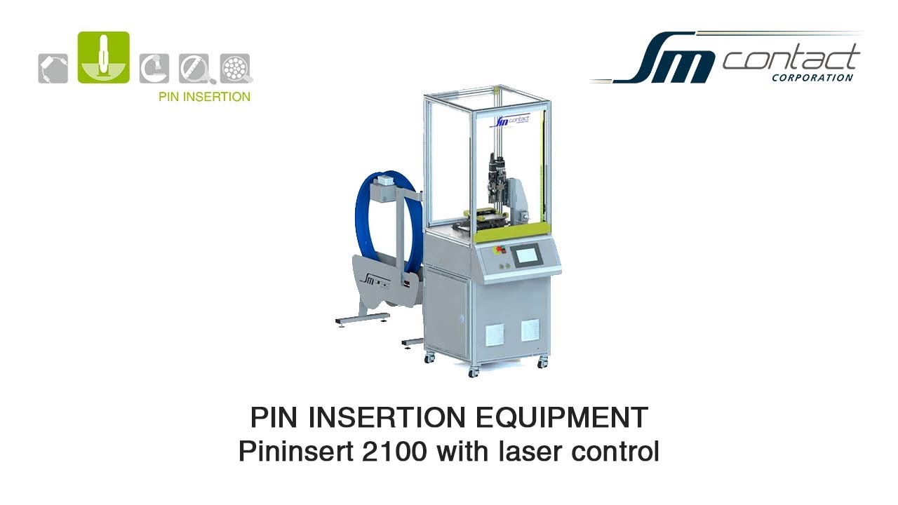 Pininsert 2100 with components and pins laser control - YouTube