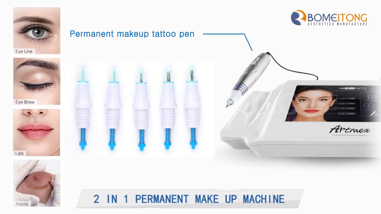 Permanent make up machine Artmex v8 - YouTube