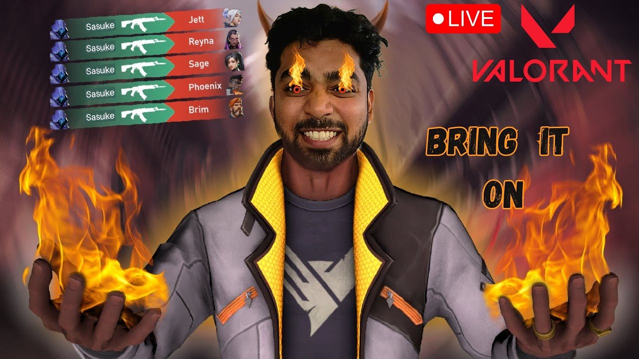 Valorant Live Stream || Saturday Night Fun Stream!!😁 - YouTube