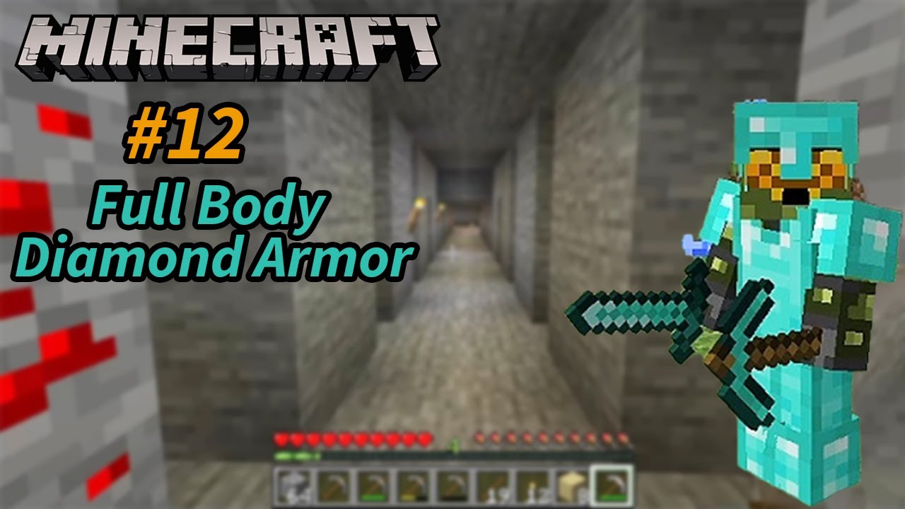 Full Body Diamond Armor | Minecraft Survival Series Part #12 ...