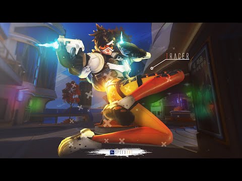 Tracer Overwatch Wallpaper | Photoshop SPEEDART