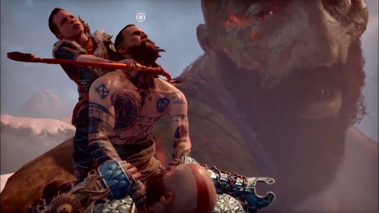 God of war kratos vs baldur todas as cenas - YouTube