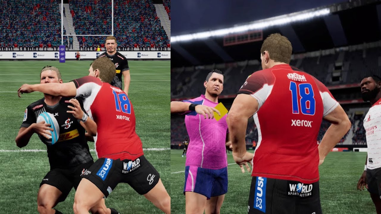 Rugby Challenge 4 - Rd 15 - Emirates Lions vs Stormers. Lions Prop Ruan ...