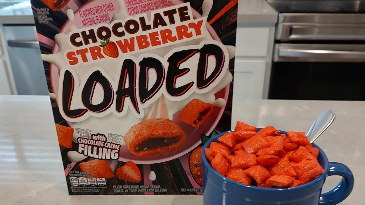 🍓 WHAT'S UP WEDNESDAY, CHOCOLATE STRAWBERRY LOADED CEREAL#delicious# ...