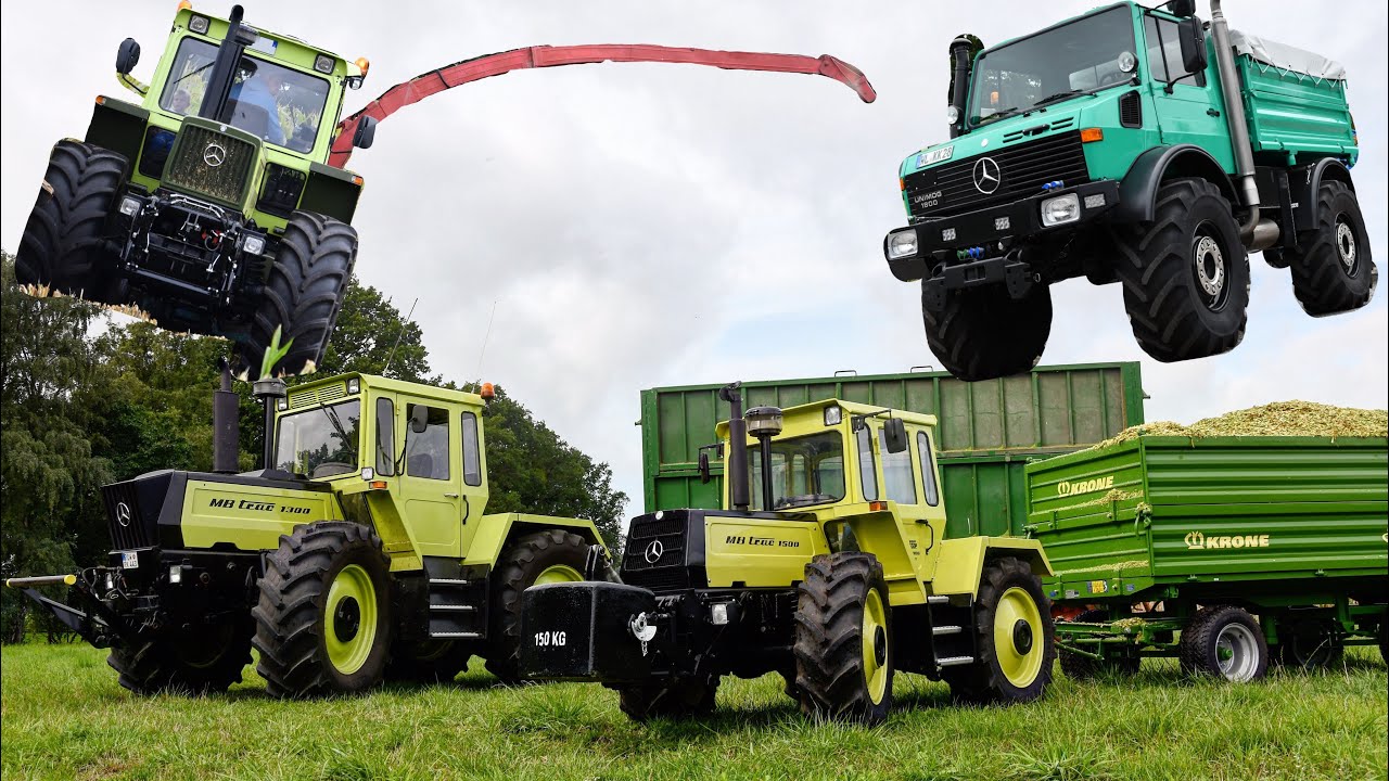 MB Trac & Unimog Treffen + Maishäckseln 2019 //4K// - YouTube