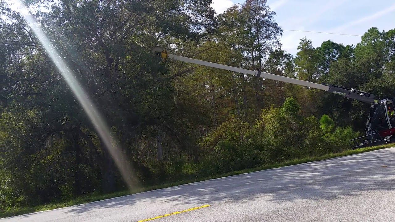 Roadside Right of Way Clearing Part 1 - YouTube