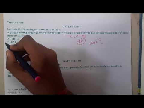 GATE CSE 1991 Q || C PROGRAMMING ||Data Structure || GATE Insights Version: CSE - YouTube