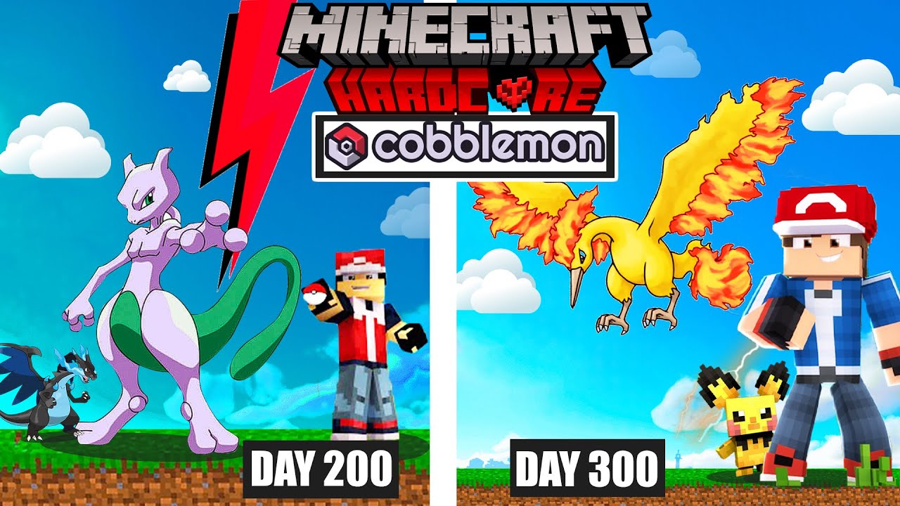 Survive 300 Days in Cobblemon (Catch Shiny Pokemon Only) - YouTube
