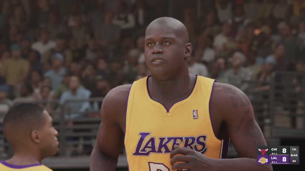 NBA 2K 2010 Bulls VS. 2001 Lakers - YouTube