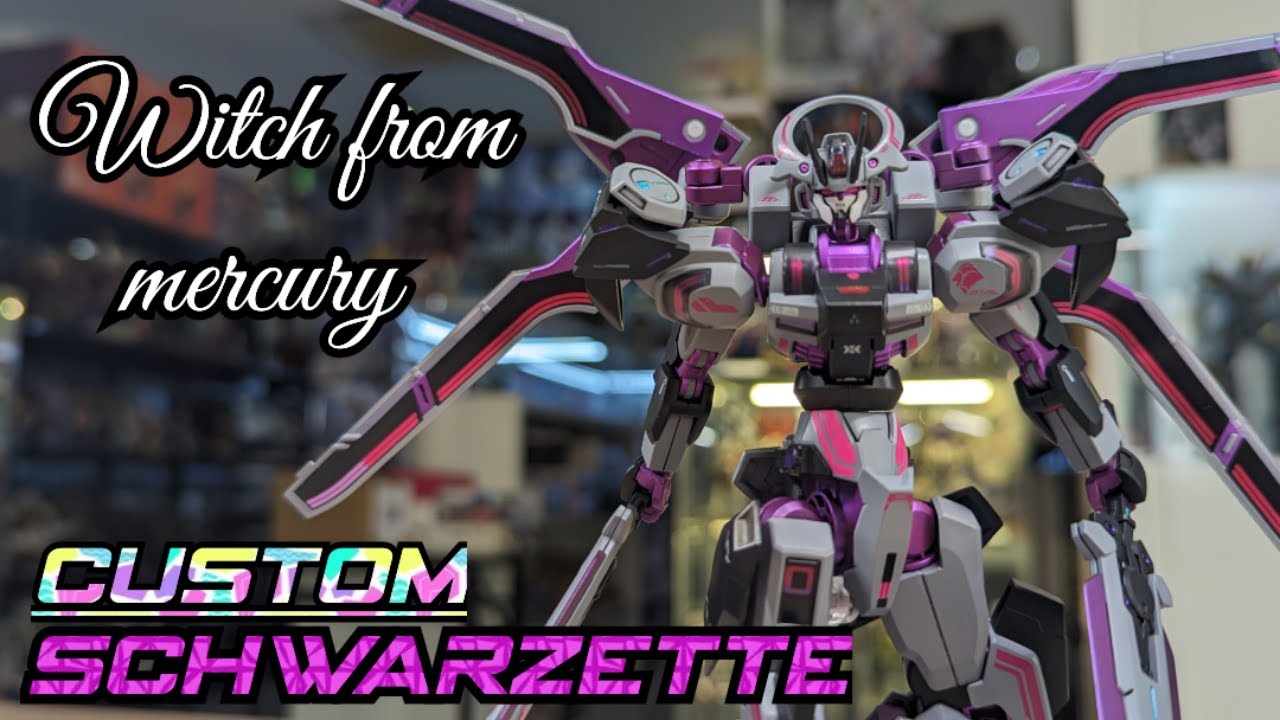 Gundam Schwarzette HG 1/144 Custom Painted Build [The Witch From ...
