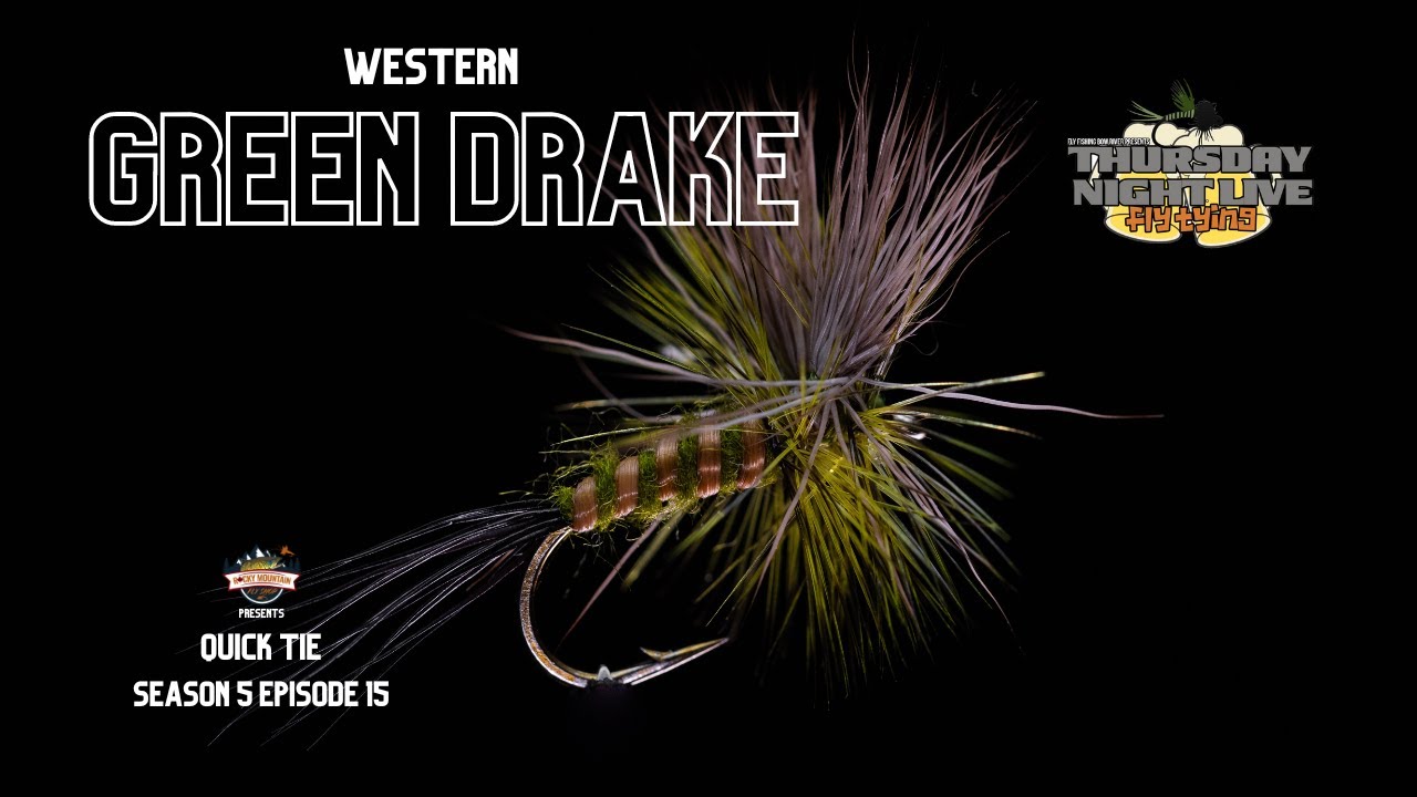 Fly Tying Tutorial : Western Green Drake - YouTube