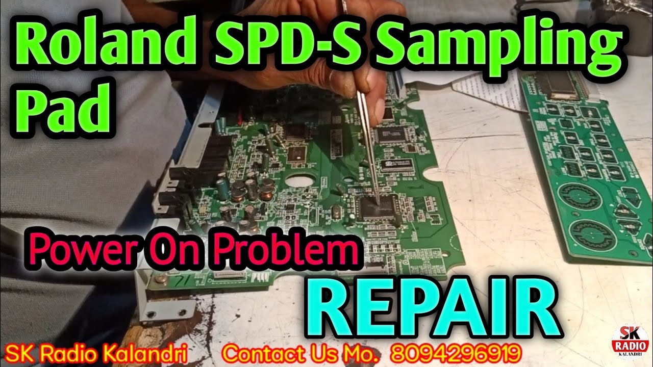 ROLAND SPD-S SAMPLING PAD REPAIR 🔥 / SPD S PAD / ROLAND SPD-S / SPD-S ...