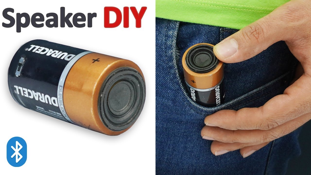 How to Turn a D Battery into a Mini Speaker - YouTube