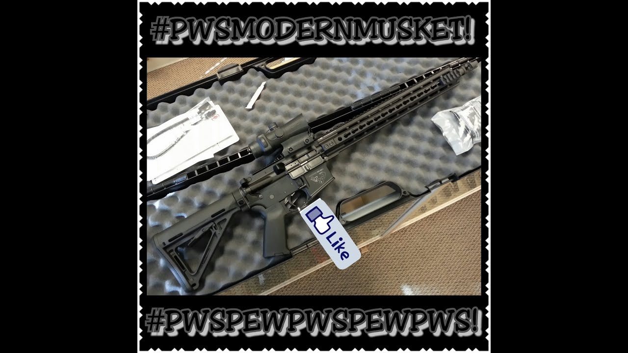 CA Legal PWS "Modern Musket" AR-15 Rifle 16" Unboxing, Look At ...