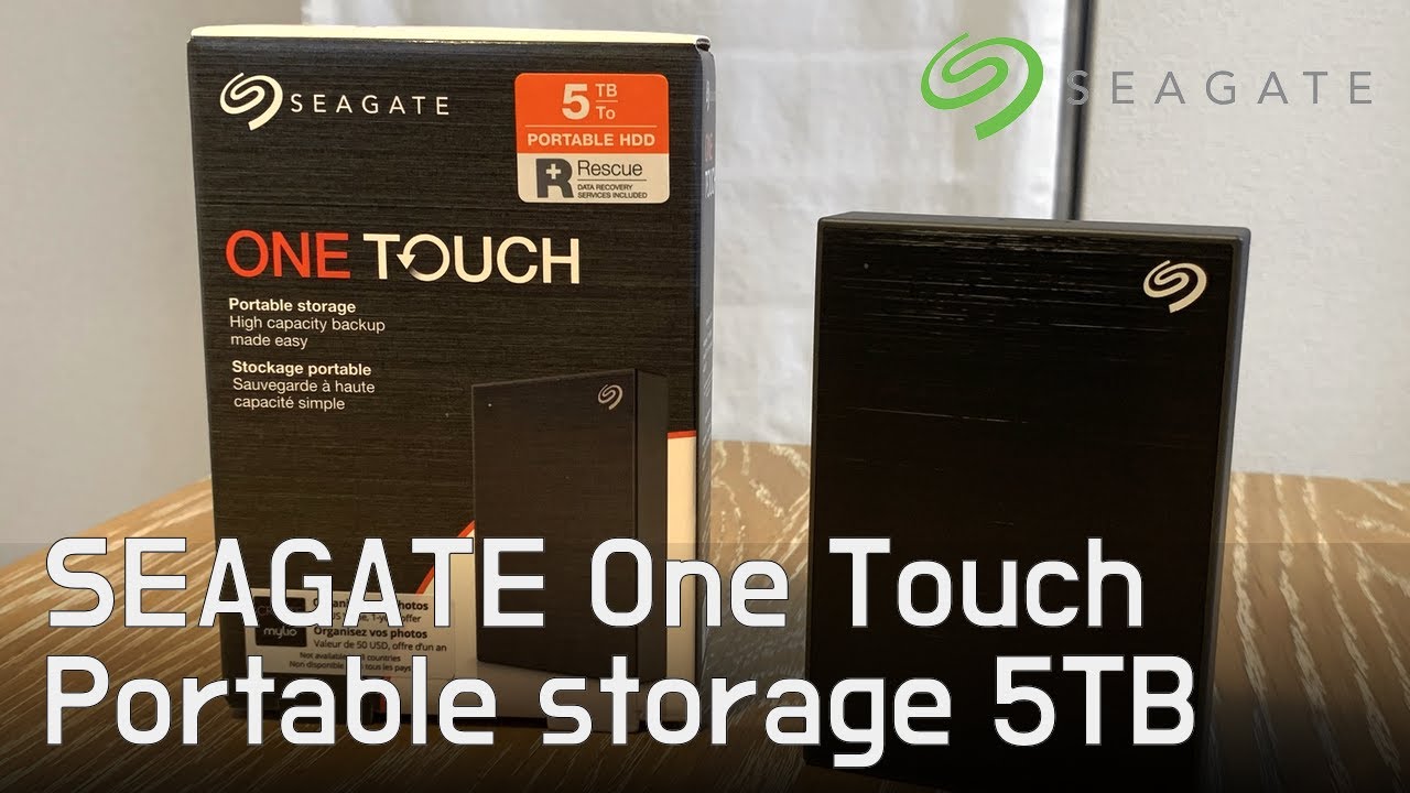 [UNBOXING] Seagate One Touch Portable storage 5TB - YouTube