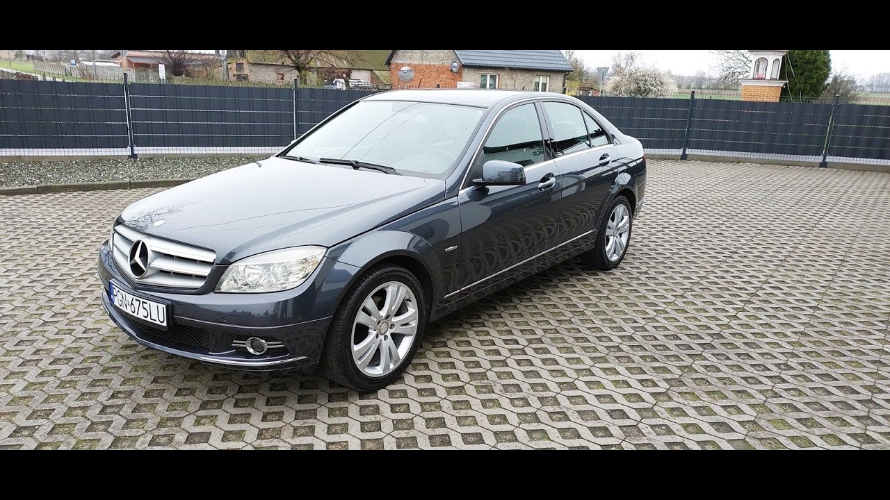 MERCEDES C180 * W204 * 2009R * silnik kompressor * - YouTube