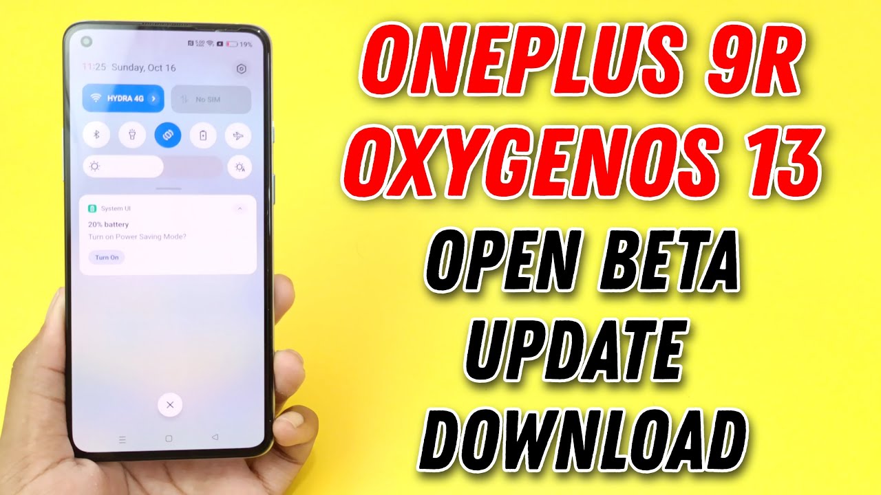 OnePlus 9R OxygenOS 13 Open Beta Update Rolling Out - YouTube