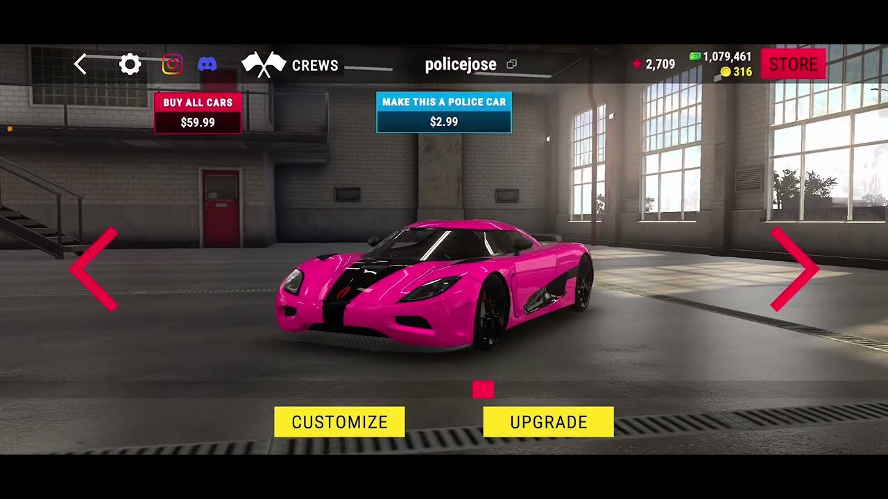Playing RDS with my new pink koenigsegg - YouTube