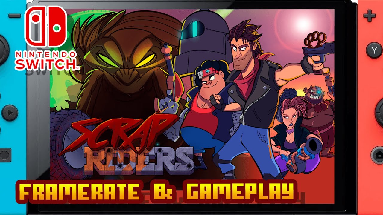 Scrap Riders - (Nintendo Switch) - Framerate & Gameplay - YouTube