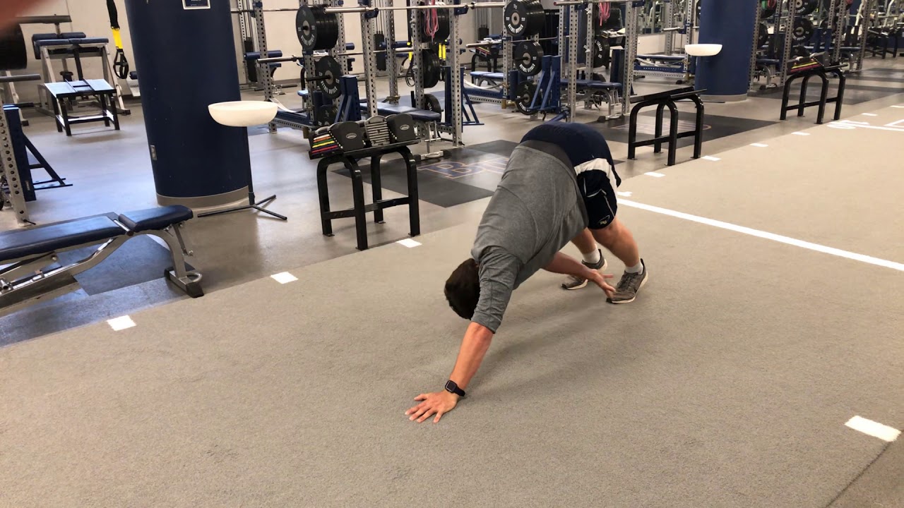 Push up toe touch - YouTube