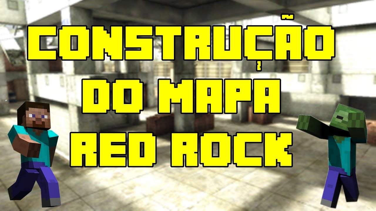 Minecraft - Construção do Mapa Red Rock do Point Blank - YouTube