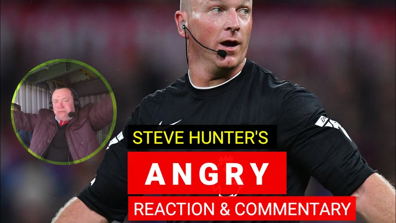 NOT LIVERPOOL'S DAY | STEVE HUNTER'S ONE OF MANY ANGRY REACTION SPURS v ...