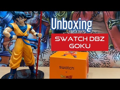 Swatch x Dragon Ball - Goku (Big Bold) Unboxing - YouTube