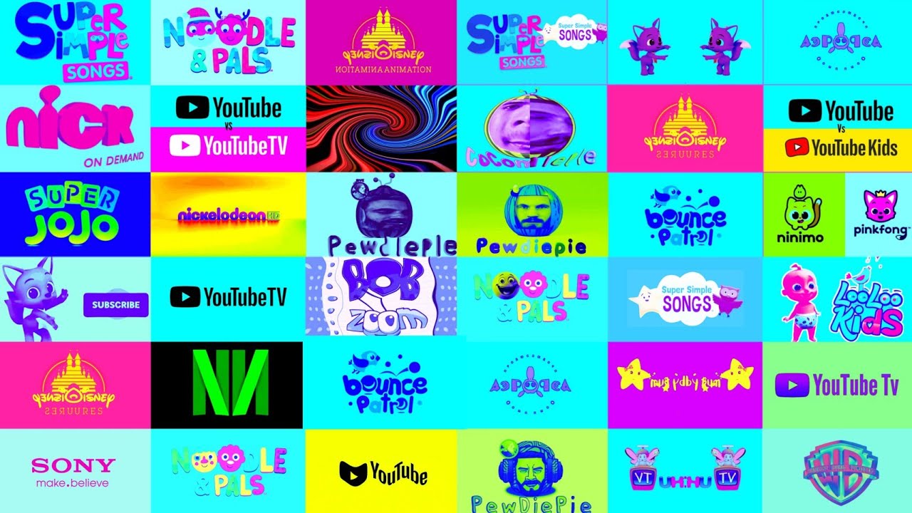 Best Logo compilation: Super song song,Noodles and Palls, pingfong ...