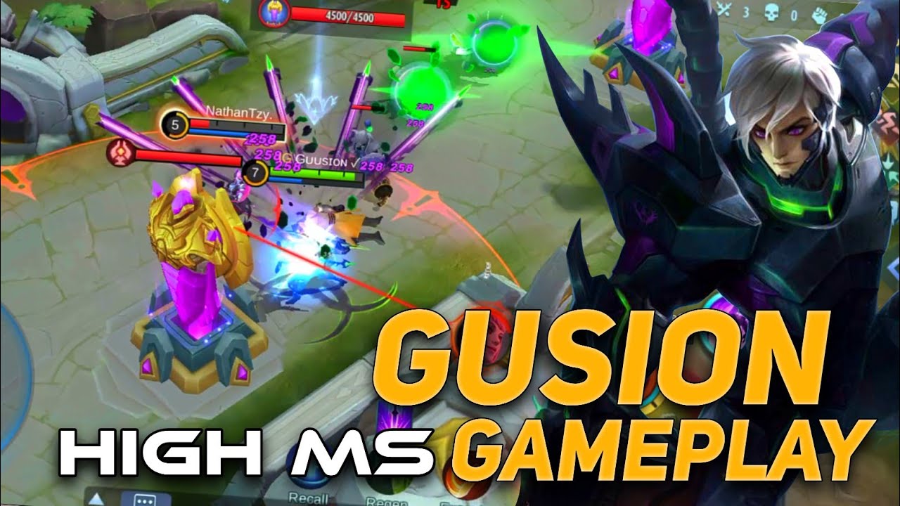 EVEN HIGH PING CANT STOP ME? GUSION GAMEPLAY | MLBB - YouTube