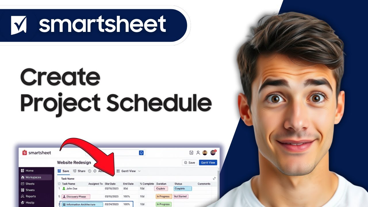 How to Create Project Schedule In Smartsheet (Easiest Way) (2026 Guide ...