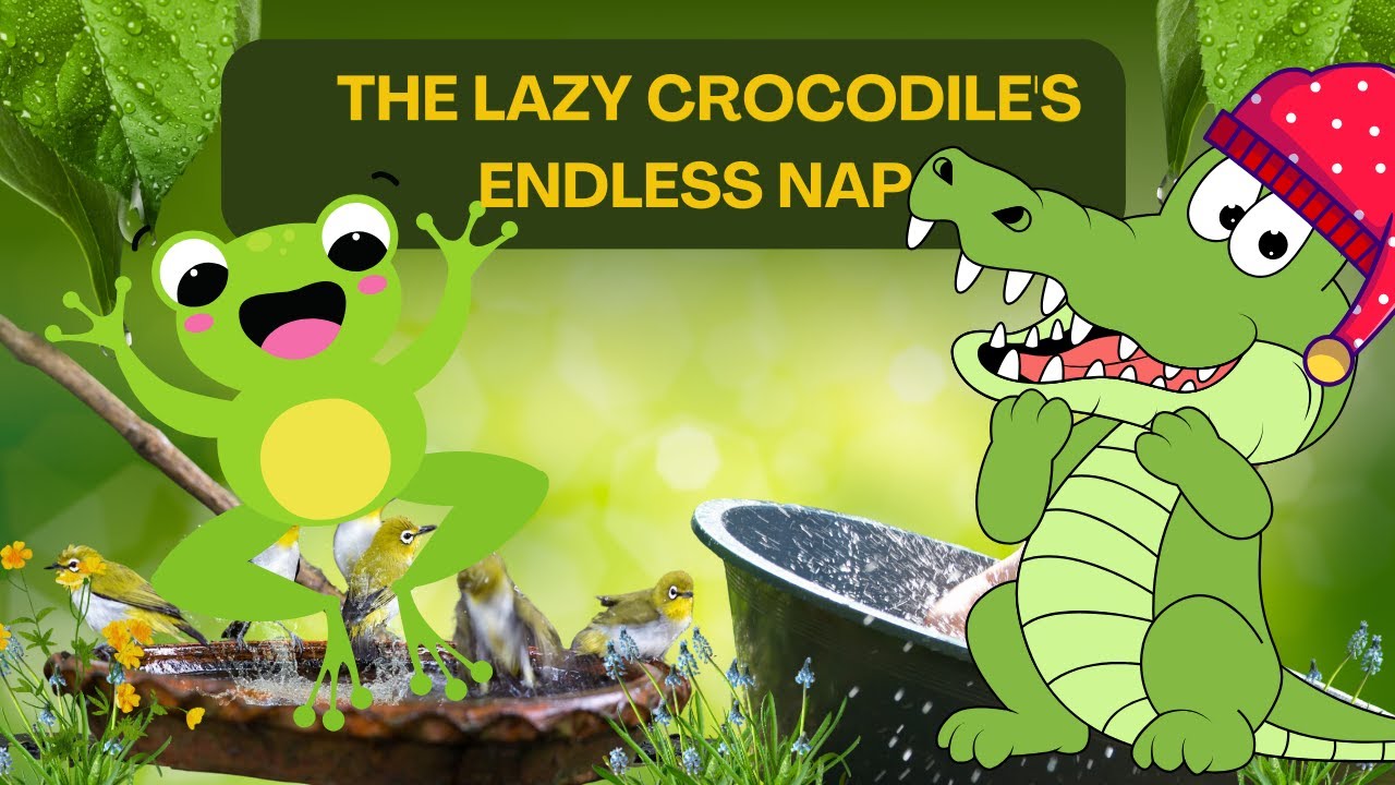 The BIG Silly Crocodile | Animated Crocodile Story For Kids - YouTube