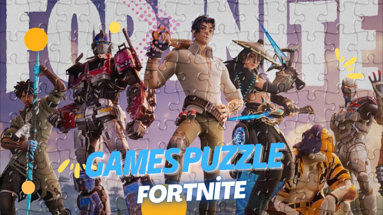 Games Puzzle : Fortnite | 60 Pieces - YouTube