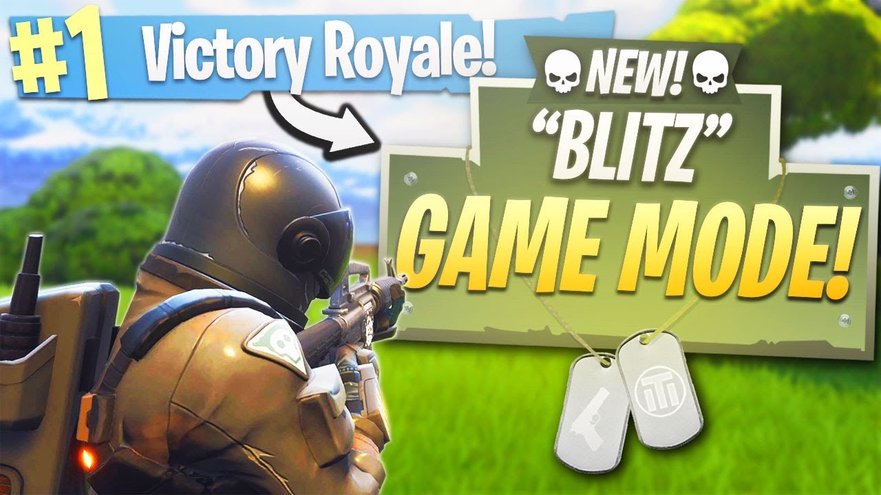 Fortnite *NEW* Blitz Game Mode Gameplay! - "I'M GOING IN SOLO!" - (Solo ...
