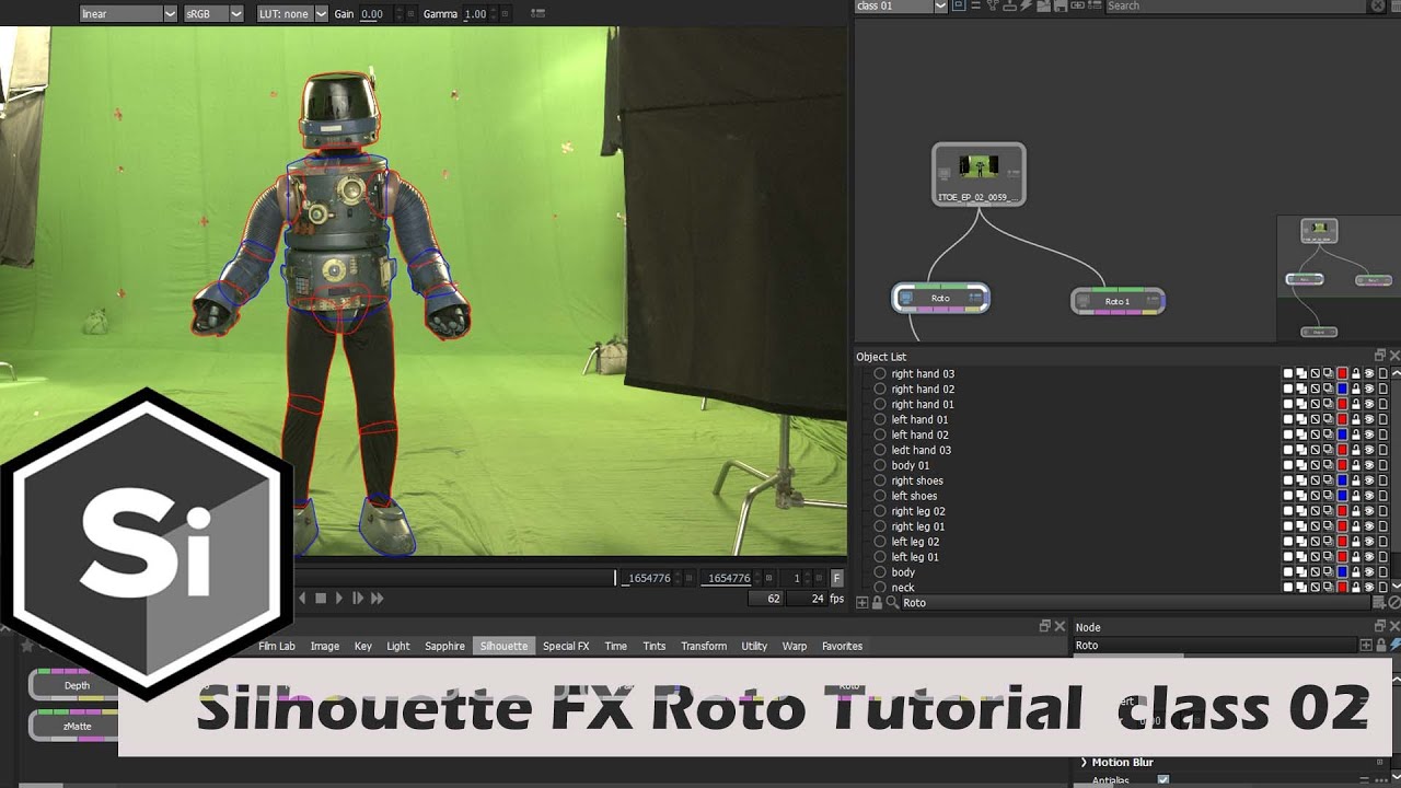 Silhouette FX Roto Tutorial | How to draw simple Roto | getting started ...