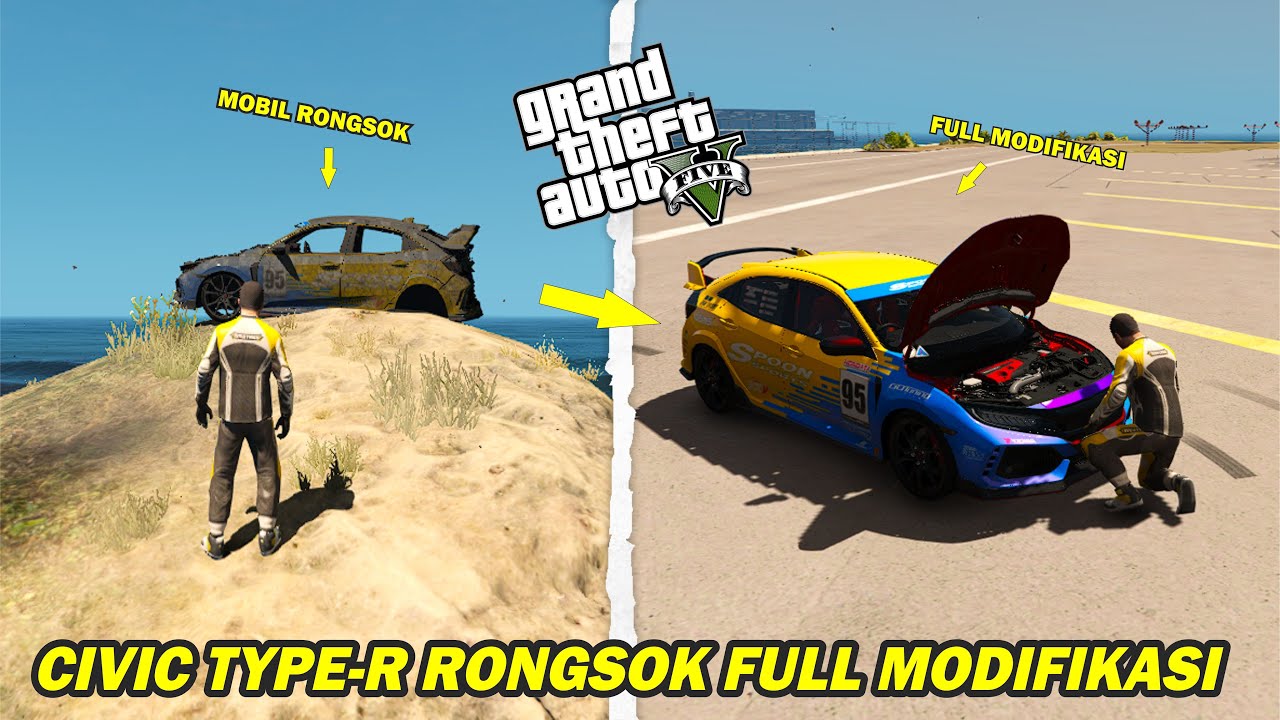 WOW!!! PENEMUAN MOBIL RONGSOK DIPERBAIKI JADI FULL MODIFIKASI - GTA 5 ...