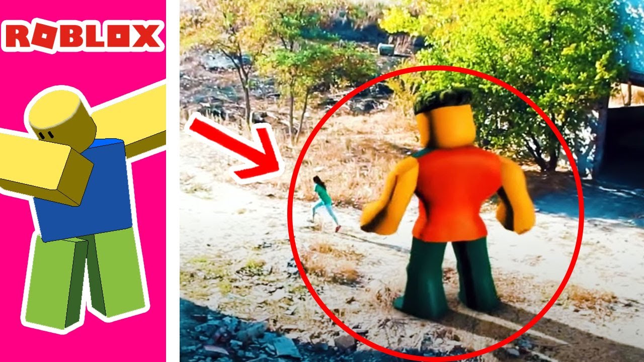 6 Personajes de ROBLOX Captados en Camara en la Vida Real - YouTube