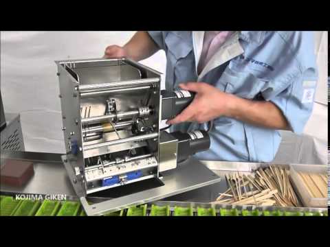 万能自動串刺機 MY30T / Automatic Skewering Machine MY30T - YouTube