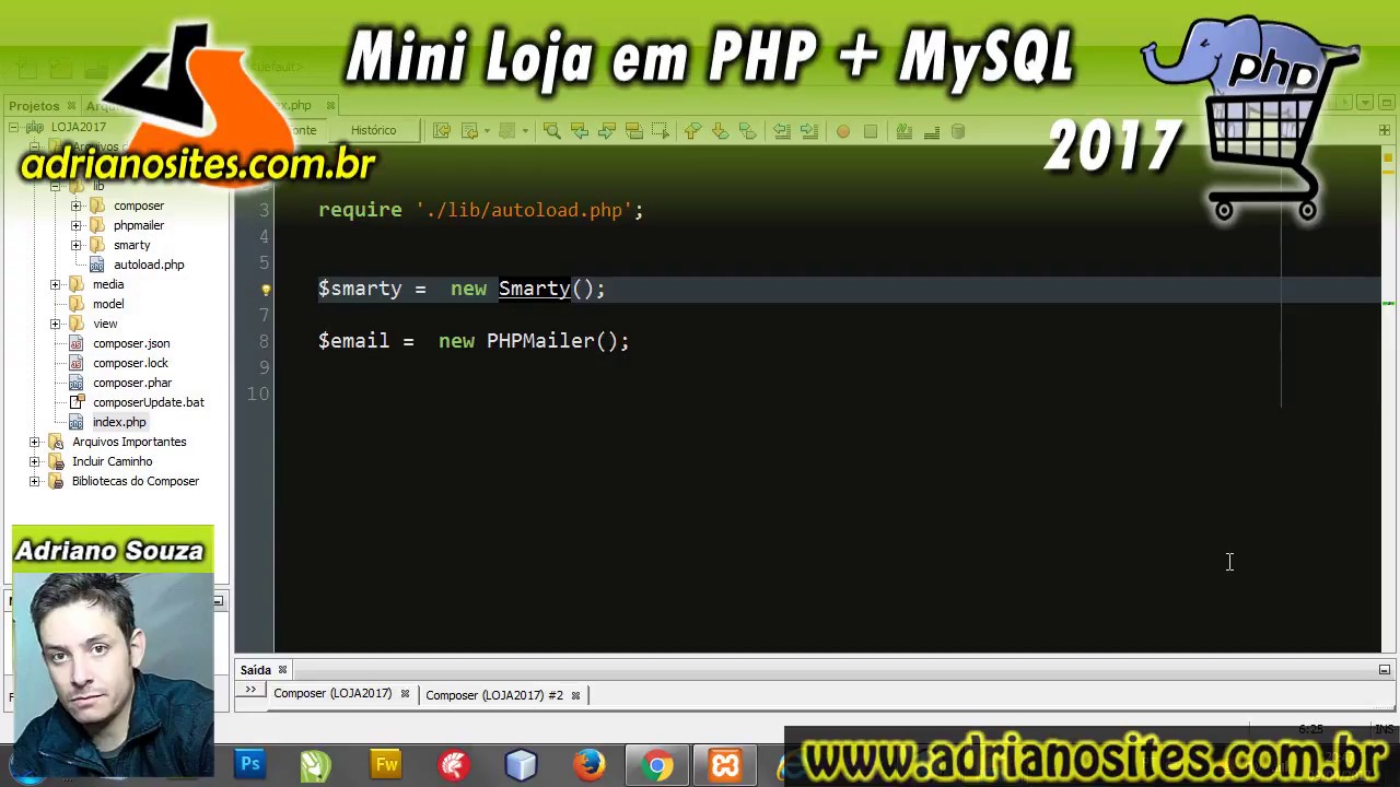 Curso Loja Virtual Php Aula8 Template Smarty Youtube