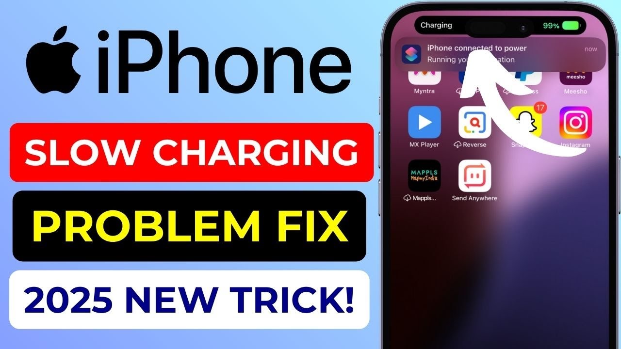 iPhone Slow Charging Problem Fix | iPhone Charging Very Slow | How to ...