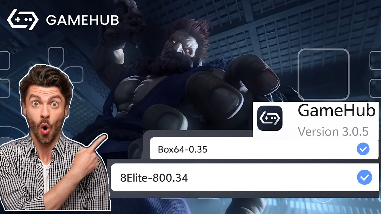 Gamehub (Gamefusion) New Gpu Driver & Latest Box64 Gameplay Review ...