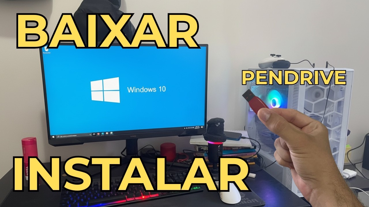 COMO INSTALAR O WINDOWS 10 NO COMPUTADOR (FORMATAR O PC) FÁCIL E RÁPIDO EM 2025 - YouTube