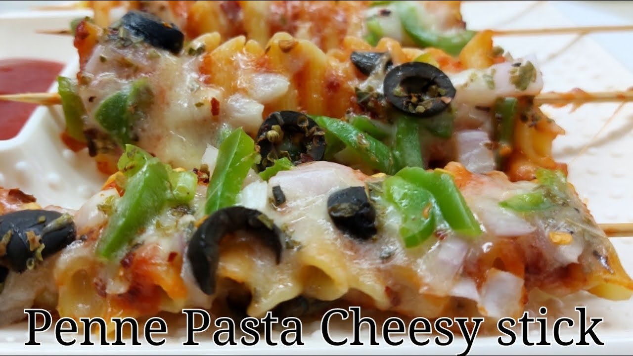 Penne Pasta Cheesy Sticks | Cheese Pasta Sticks | New Snacks Recipe ...