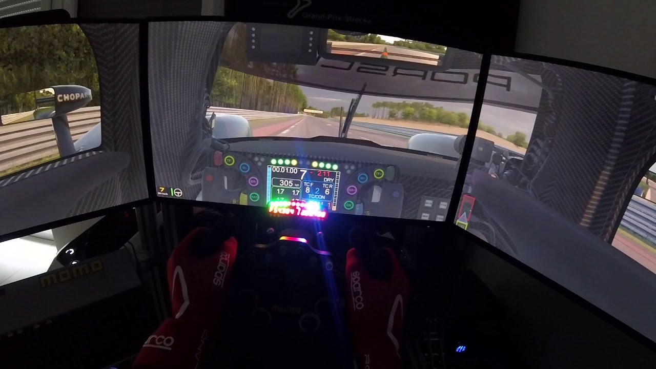 iRacing LMP1 Porsche Practice @ Le Mans || Direct Drive || GoPro [POV ...