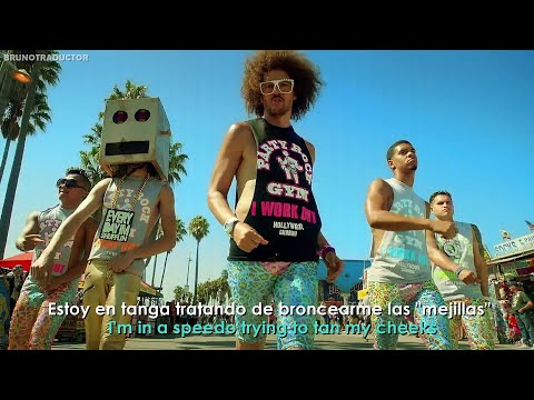 LMFAO - Sexy And I Know It // Lyrics + Español // Video Official