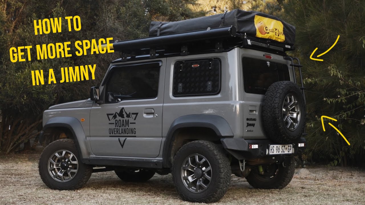 ROAMS01E46 Suzuki Jimny Gullwing & Drawersystem by Bushtech Canopies ...